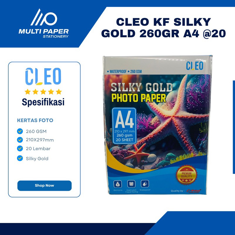 Jual Kertas Foto Silky 260gr A4 20lembar | Shopee Indonesia