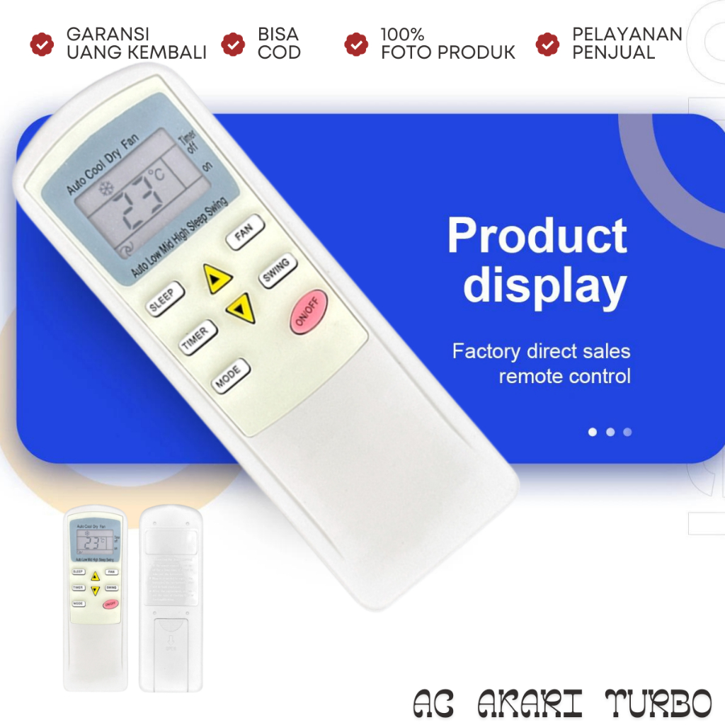 Jual REMOT / REMOT AC AKARI TURBO COOL | Shopee Indonesia