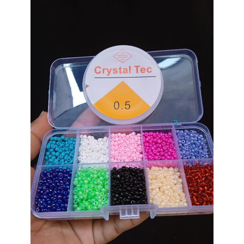 Jual 1 Box Manik Pasir 3Mm Bisa Cod Manik Manik Pasir 1 Box / Paket ...