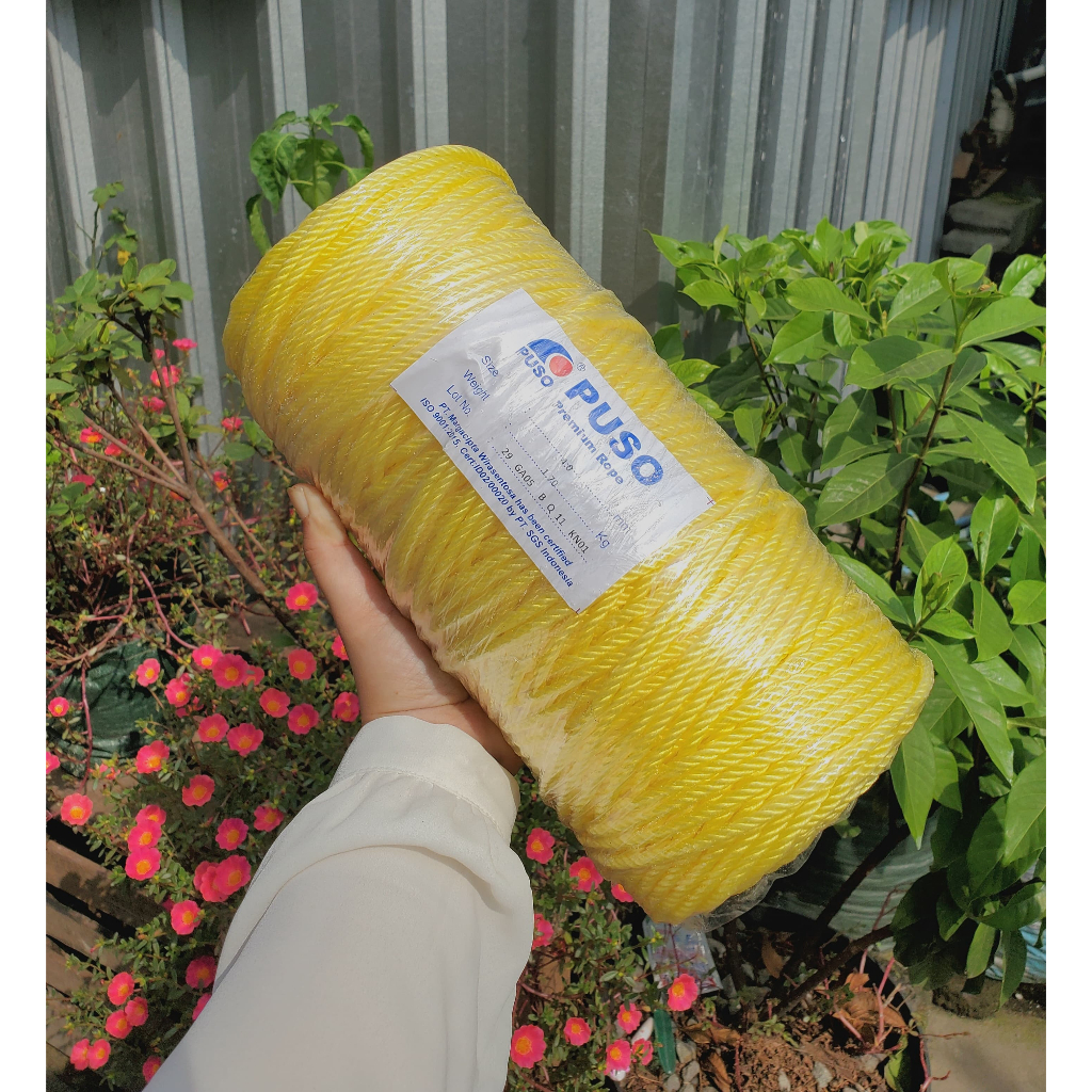 Jual Tali Tambang 4MM 1 roll 200 Meter - Tali Tampar 4 MM - Tali Rumput ...