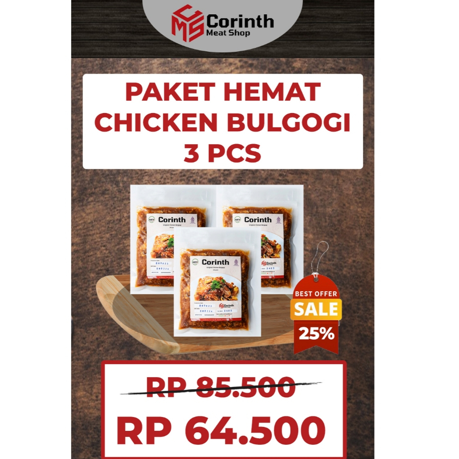 Jual PAKET HEMAT CHICKEN BULGOGI MIX - KOREAN CHICKEN BULGOGI - BULGOGI ...