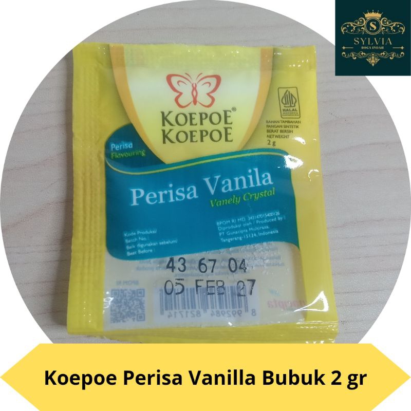 Jual Kupu Kupu Perisa Vanilla Crystal Sachet / Koepoe Koepoe Vanili ...