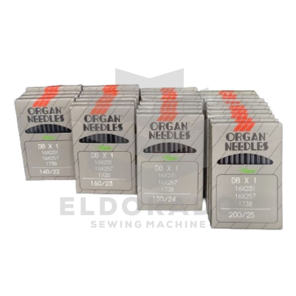 Jual JARUM ORGAN NEEDLES DBX1 UNTUK JARUM 1 UKURAN DAN NO BESAR 22 ,23, 24, 25 UNTUK TYPICAL ...