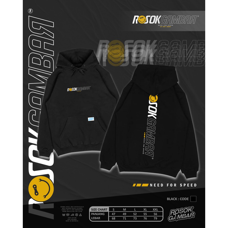 Jual hoodie rosok gambar code logo original | Shopee Indonesia