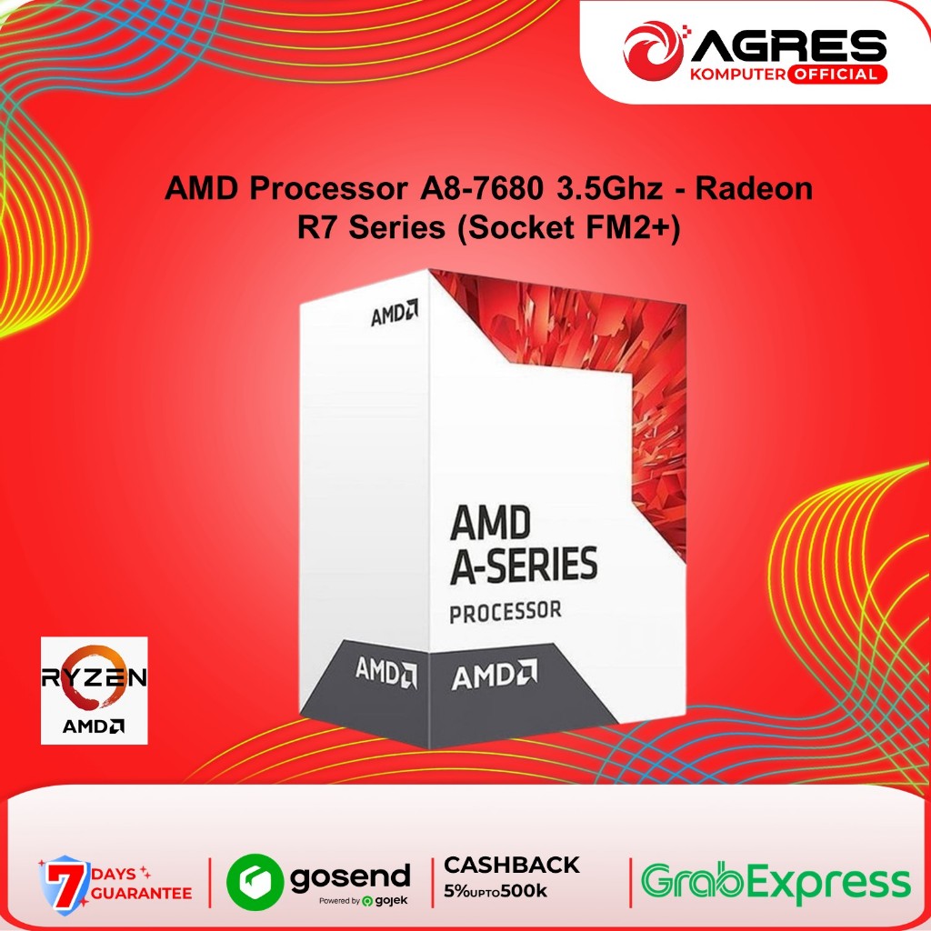 Jual AMD Processor A8-7680 3.5Ghz - Radeon R7 Series (Socket FM2 ...