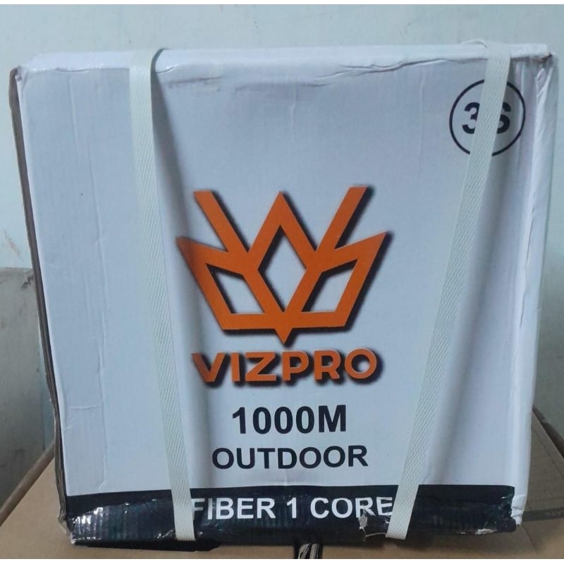 Jual kabel fo fiber optik 1core 3 sling Vizpro | Shopee Indonesia