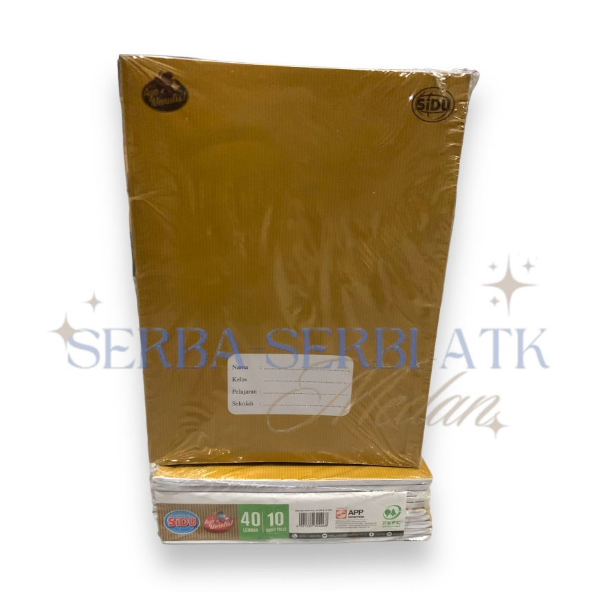 Jual BEST SELLER BUKU SIDU 40 LEMBAR COVER COKLAT | Shopee Indonesia