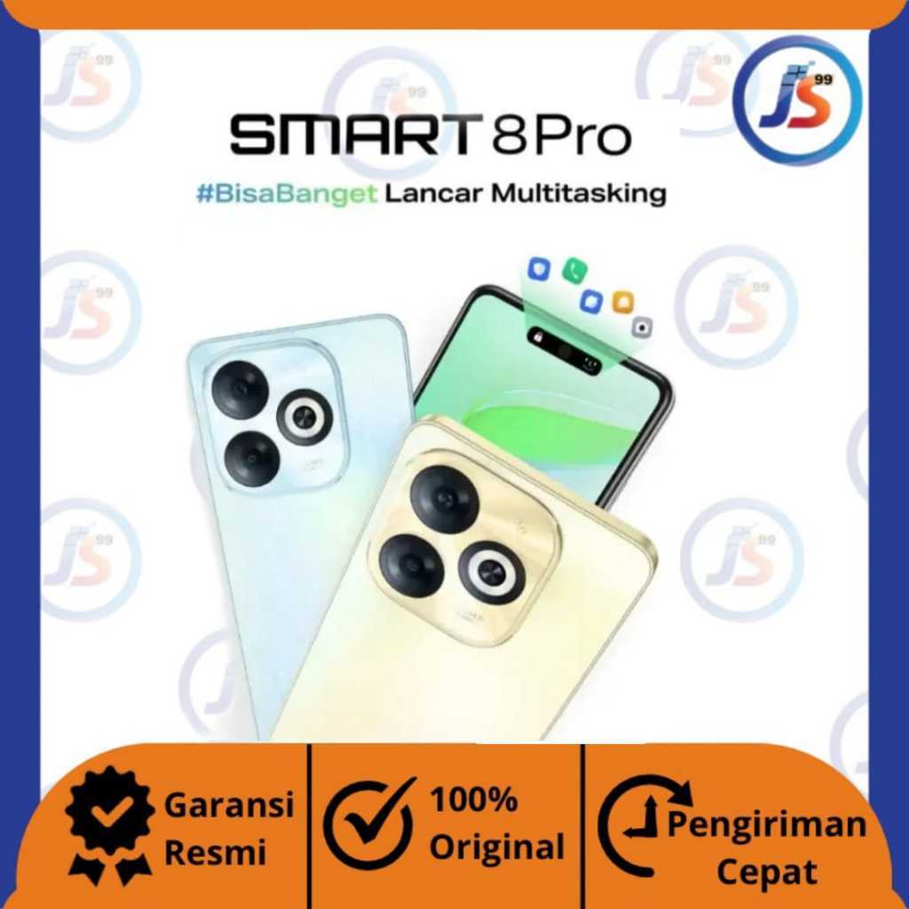 Jual Infinix Smart 8 Pro 4/256 GB Extended RAM 8GB MediaTek Helio G36 Garansi Resmi Infinix ...