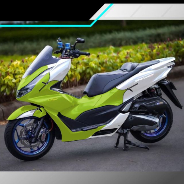 Jual Decal stiker motor honda pcx full body sticker laminasi glossy ...