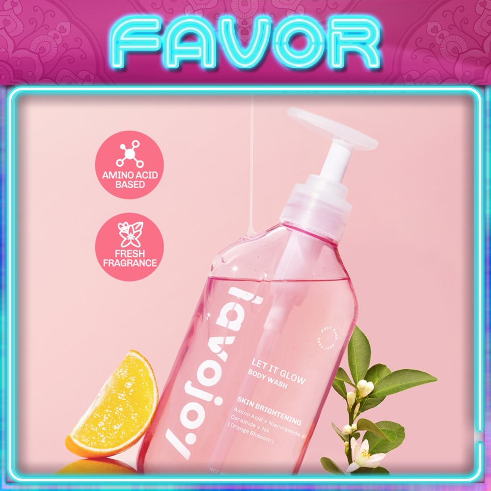 Jual Lavojoy Let It Glow Body Wash Skin Brightening 300ml | Amino Acid, Niacinamide, Ceramide ...