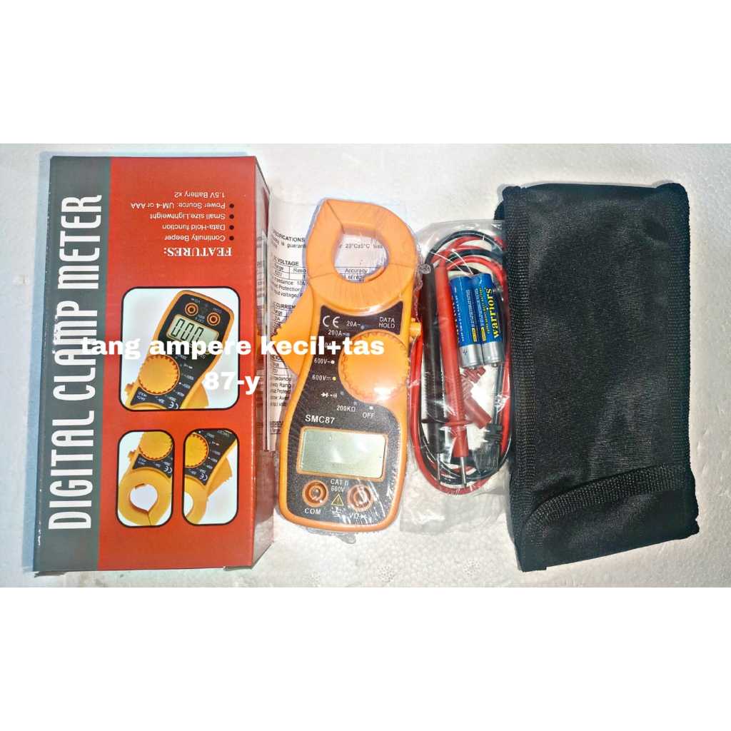 Jual Digital Clamp Meter MT87 Tang Ampere Multimeter MT-87/TANG AMPERE ...