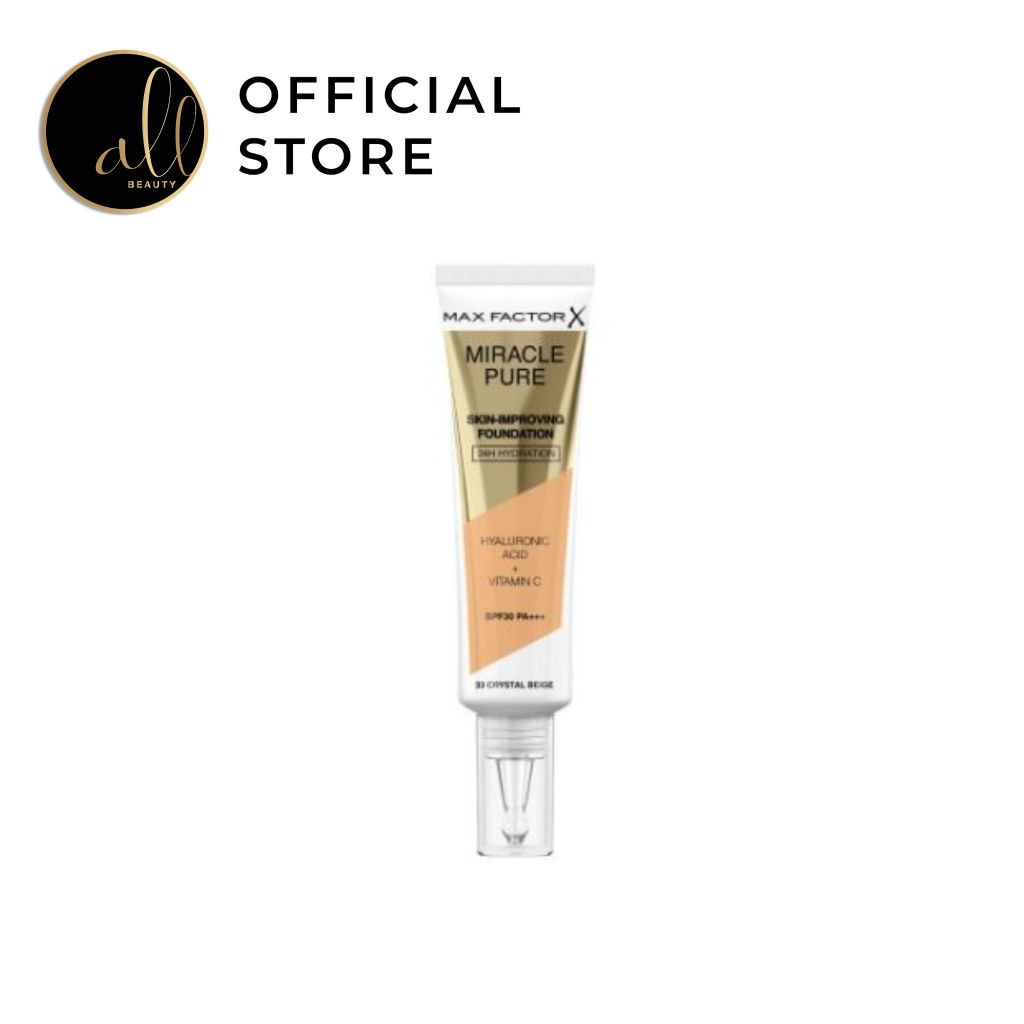 Jual MAX FACTOR - MIRACLE PURE SKIN IMPROVING FOUNDATION | Shopee Indonesia