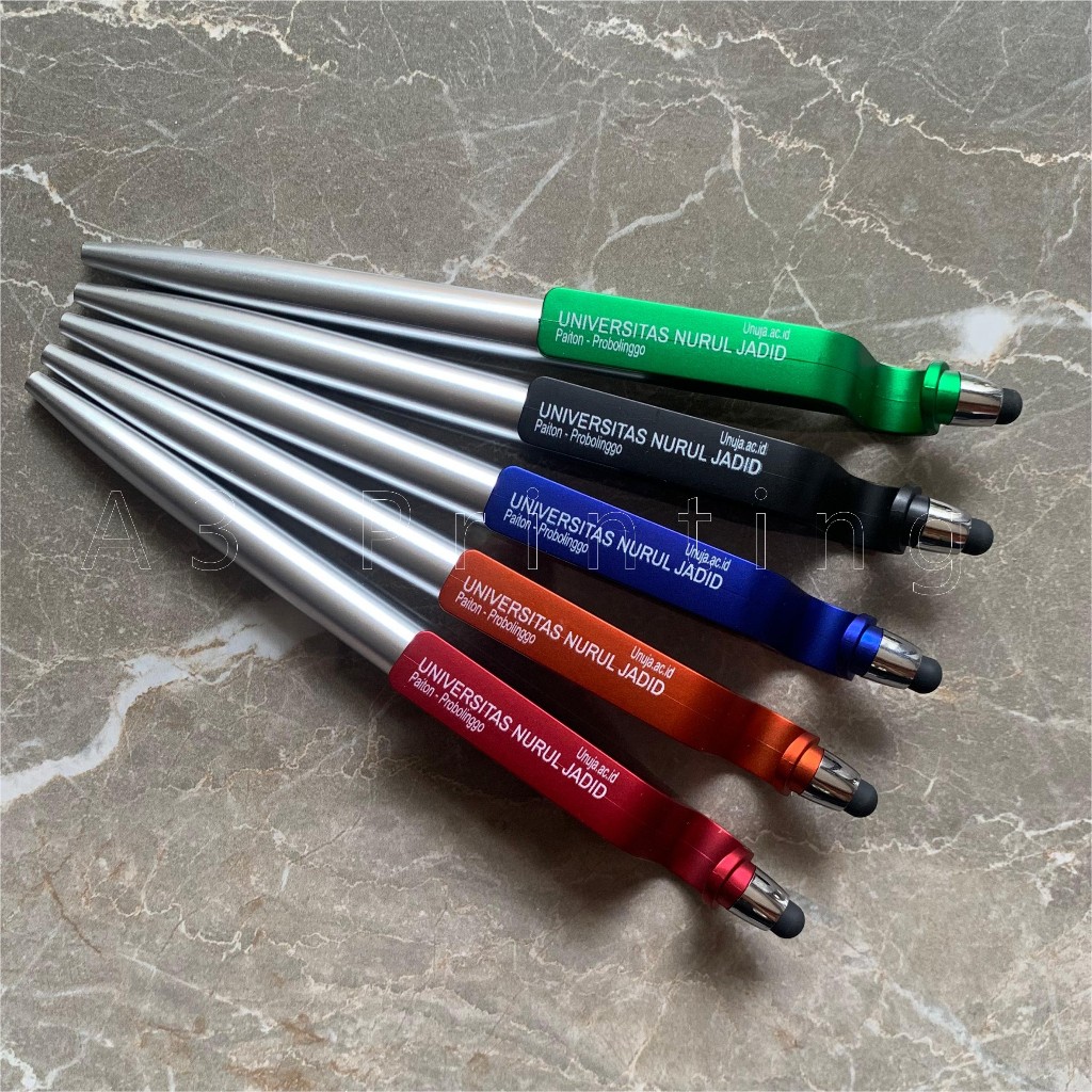 Jual Souvenir Pulpen bulpoin pen bulpen promosi stylus 3in1 custom ...