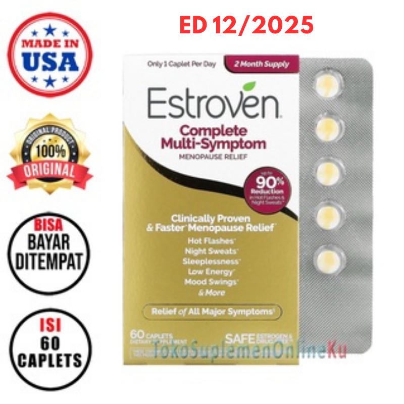 Jual Estroven Complete Menopause Relief 60 caplets | Menopause - Peri ...
