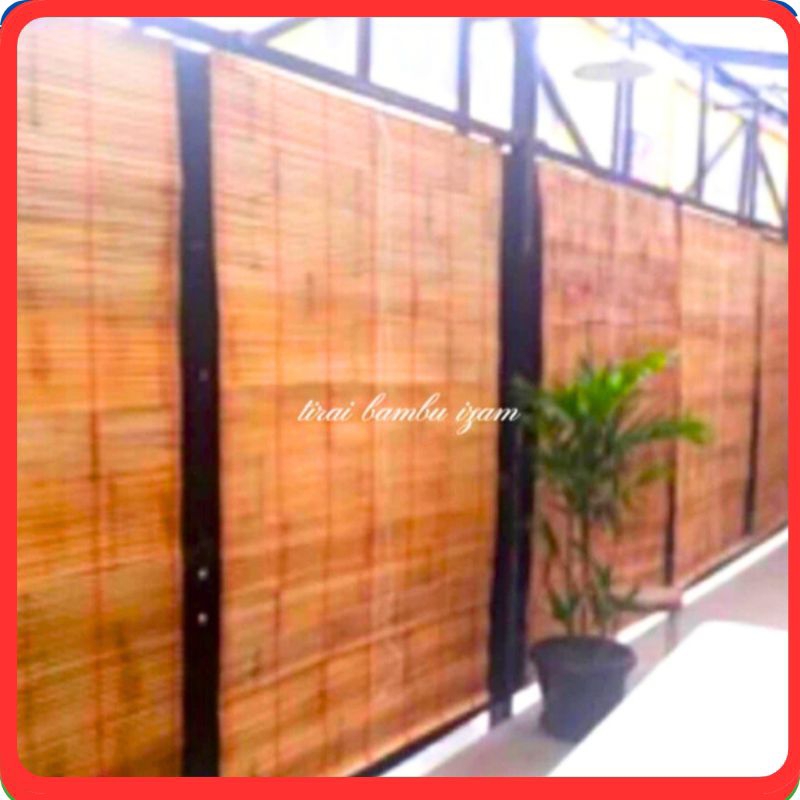 Jual Tirai Bambu,kerai kerei krey bambu,gorden krei gulung,outdoor 2x2 | Shopee Indonesia