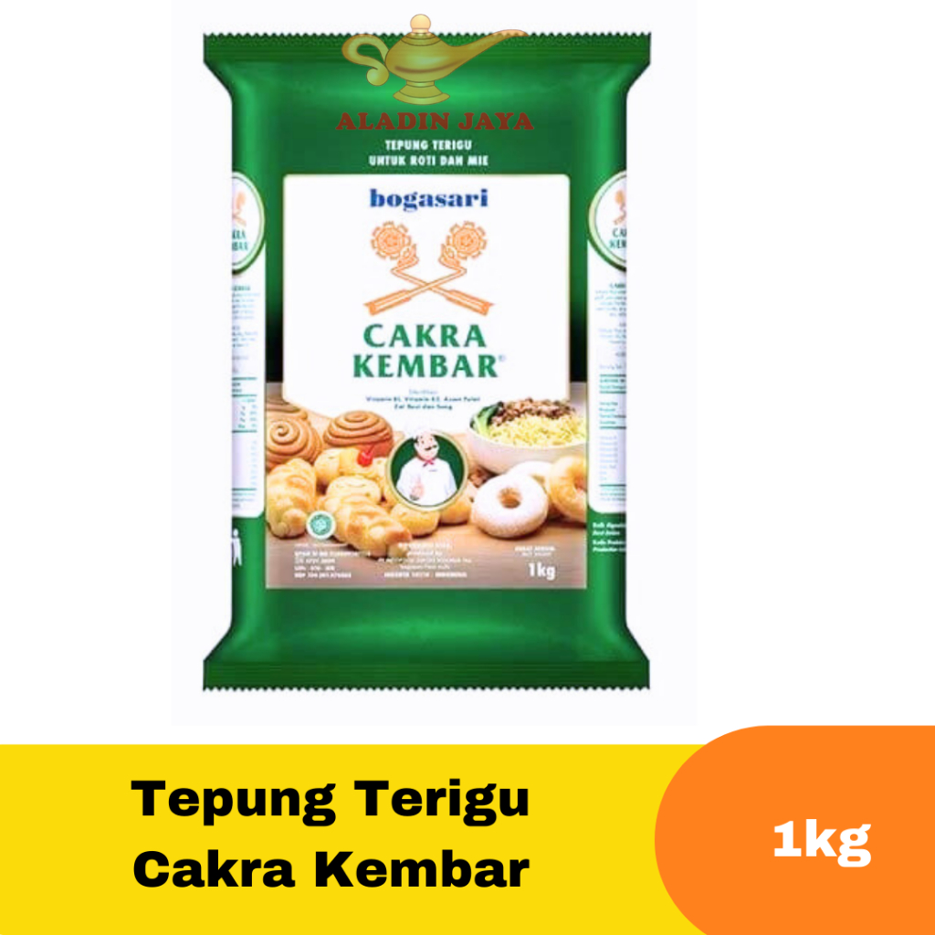 Jual Tepung Terigu Cakra Kembar 1kg | Shopee Indonesia