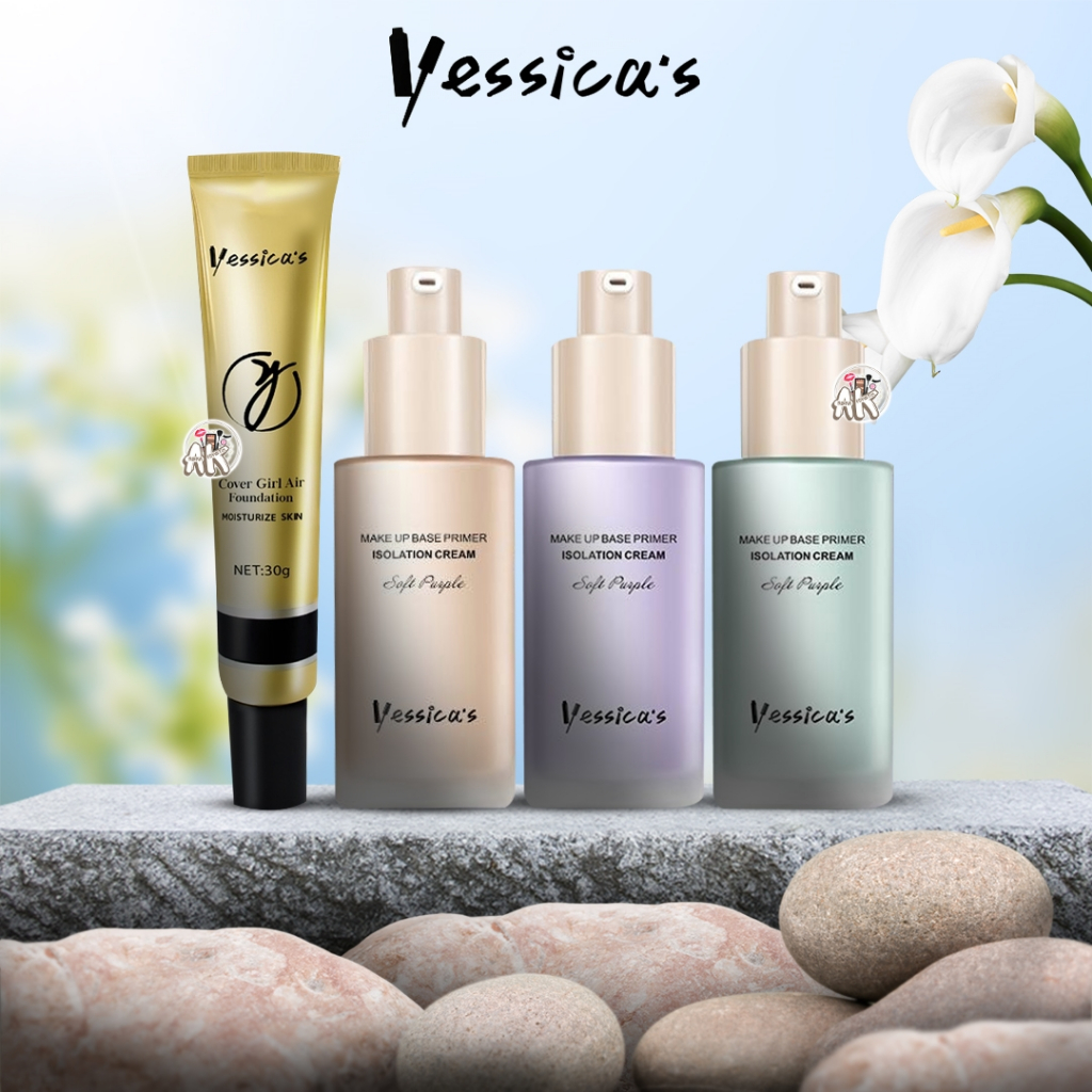 Jual YESSICA MAKEUP SERIES ( WATERPROOF FOUNDATION COVER GIRL AIR ...