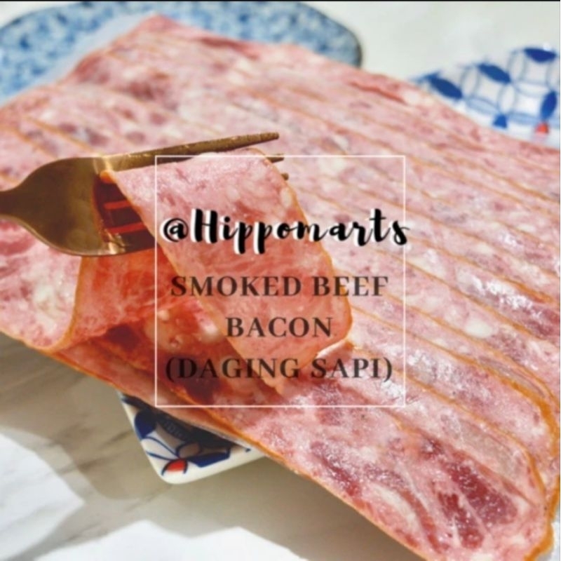 Jual Smoke Beef Bacon ( DAGING SAPI ) HALAL 500gram | Shopee Indonesia