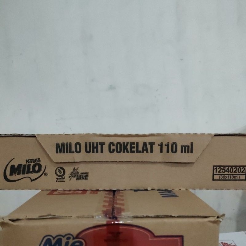 Jual Milo UHT Cokelat 110ml Karton | Shopee Indonesia