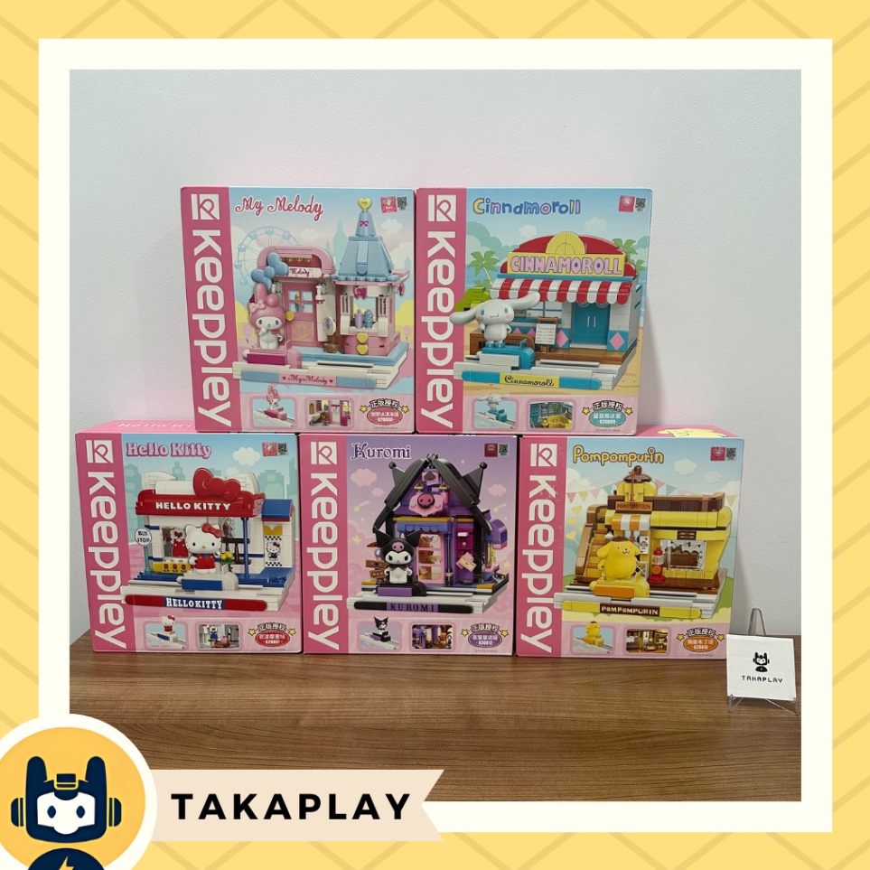 Jual ART O83Y Mainan Keeppley Bricks Sanrio Street View City Keepley ...