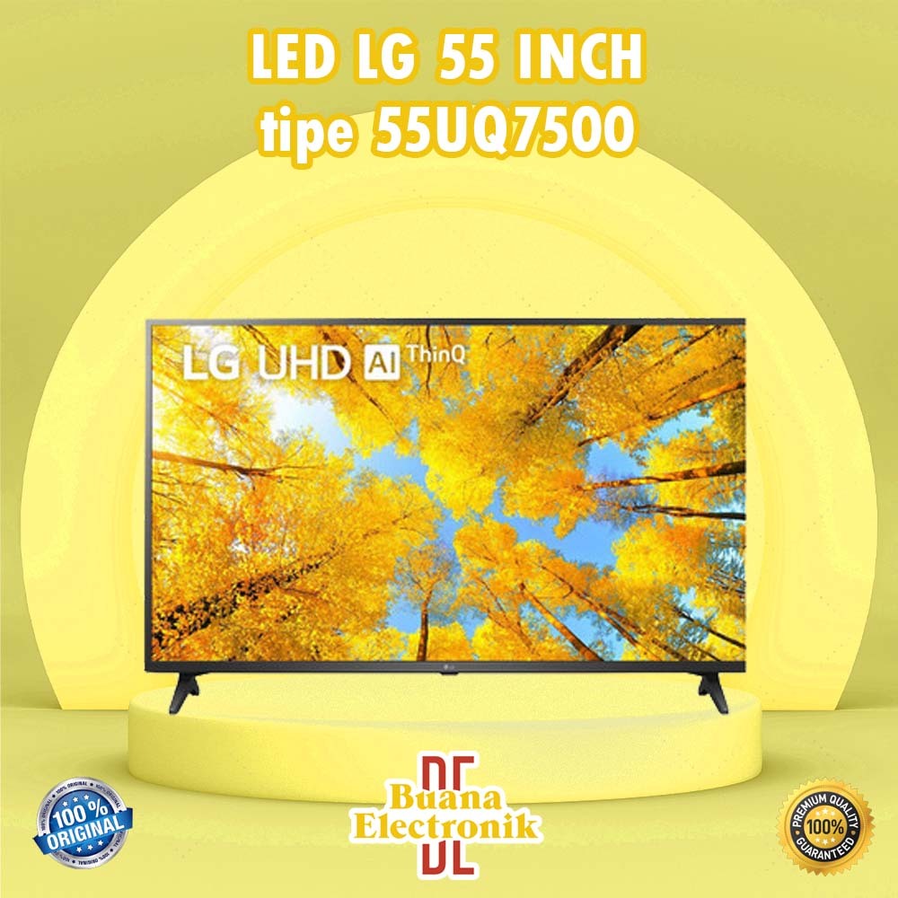 Jual SMART TV 55 INCH LG TIPE 55UQ7500 LED 4K UHD ANDROID TV GARANSI ...