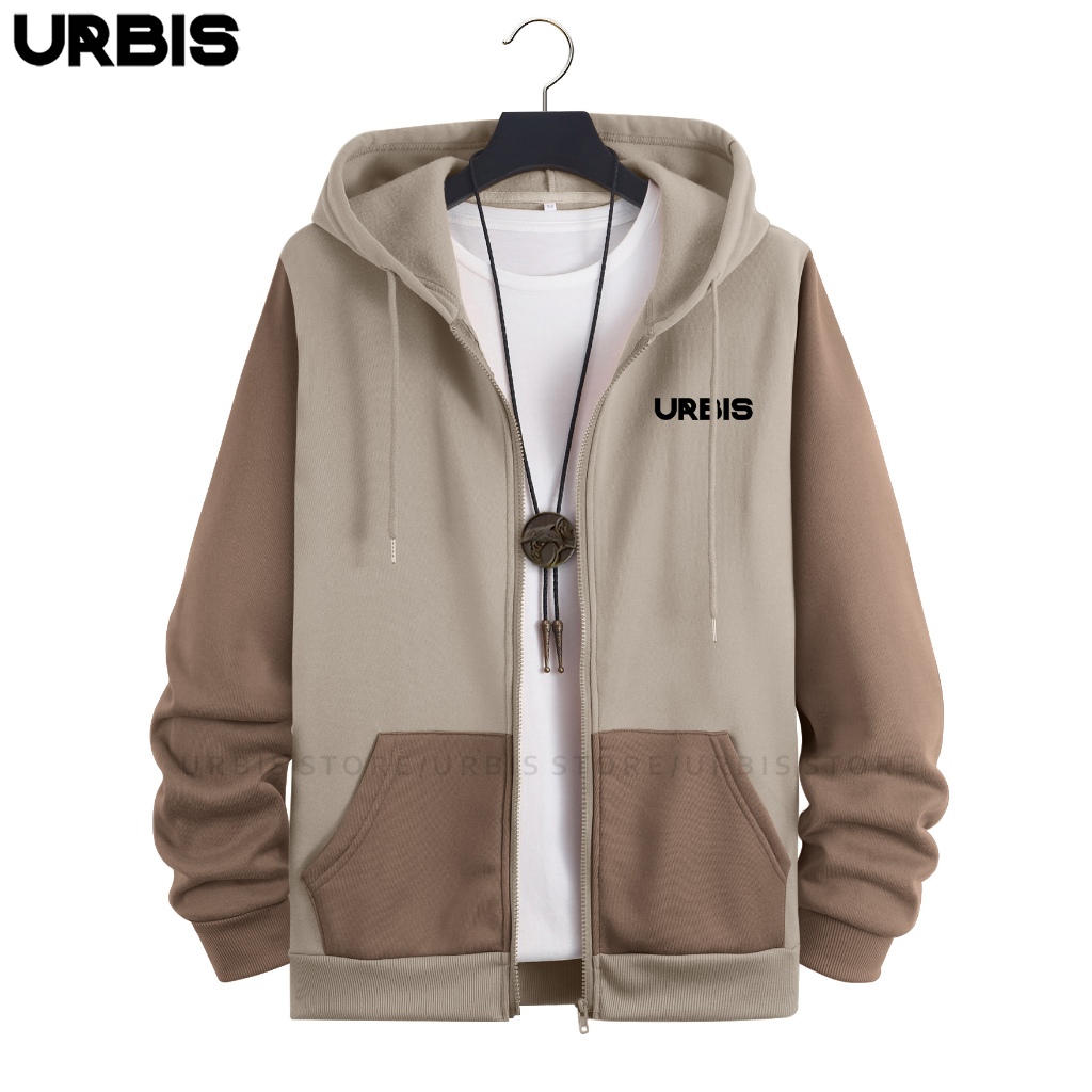 Jual Jaket Hoodie Zipper Pria Wanita Kombinasi Warna Size M - XXL Motif ...