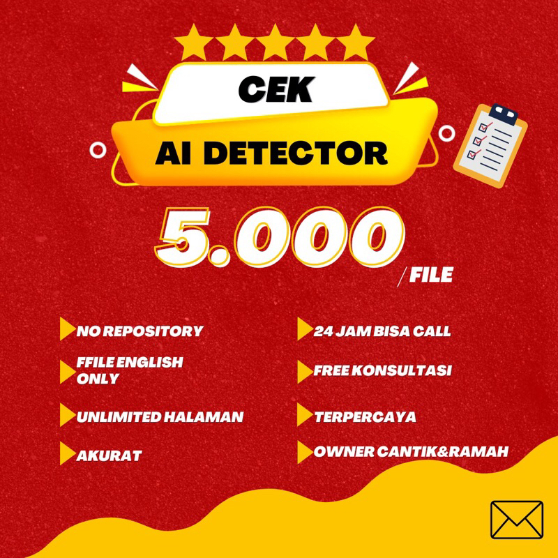 Jual CEK AI DETECTOR DETEKSI AI KARYA ARTIFICIAL INTELIGENT | Shopee ...