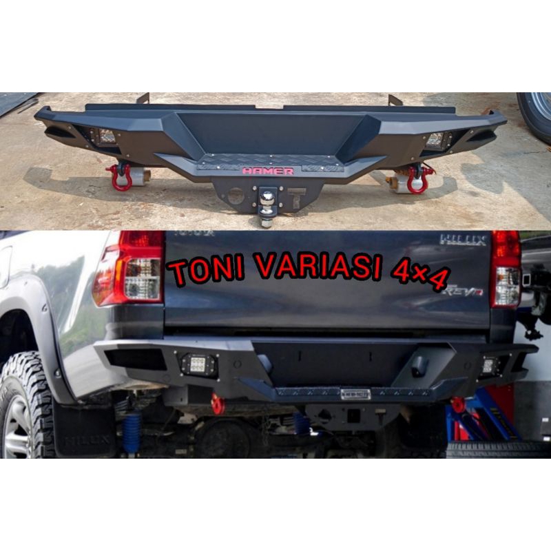 Jual Bumper Bemper Belakang Hilux Revo Rocco | Shopee Indonesia