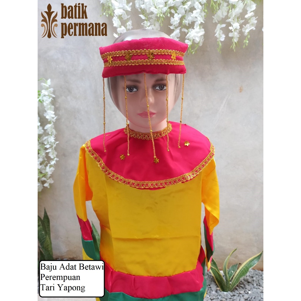 Jual Baju adat betawi tari yapong, tari jali jali, tari ronggeng ...
