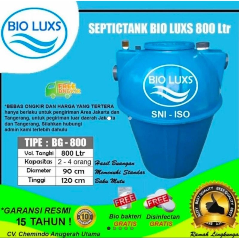 Jual septictank biotech, biofil BL 800 liter | Shopee Indonesia