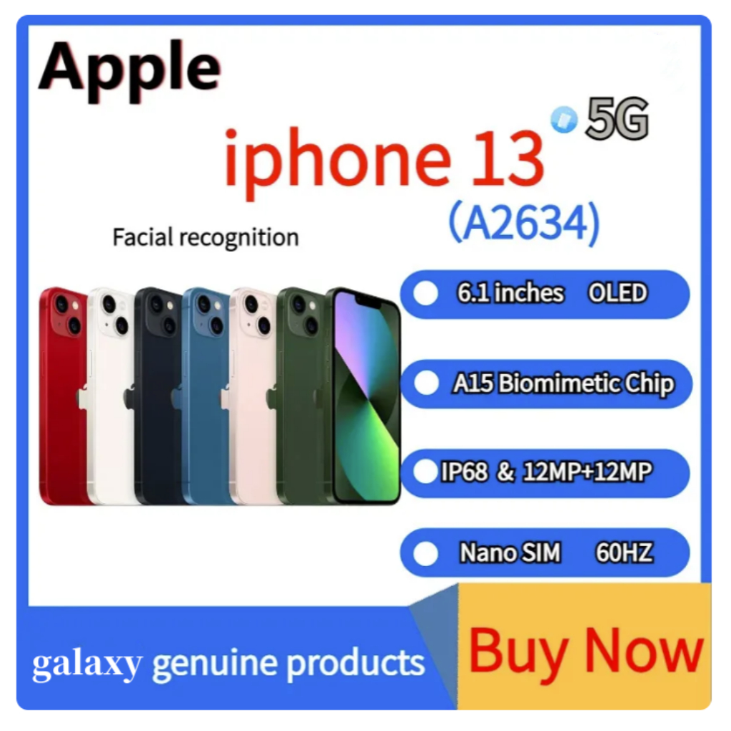 Jual Apple iPhone 13 512GB 256GB 128GB NORMAL FULLSET 100% MULUS Second ORIGINAL IPHONE 13 ...