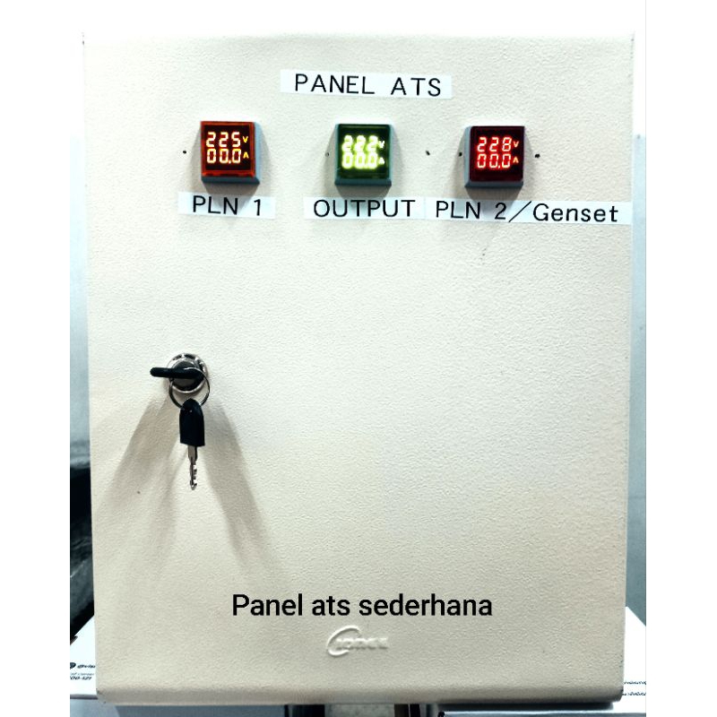 Jual Panel ATS (Automatic transfer switch) sederhana untuk Ruko (Rumah ...