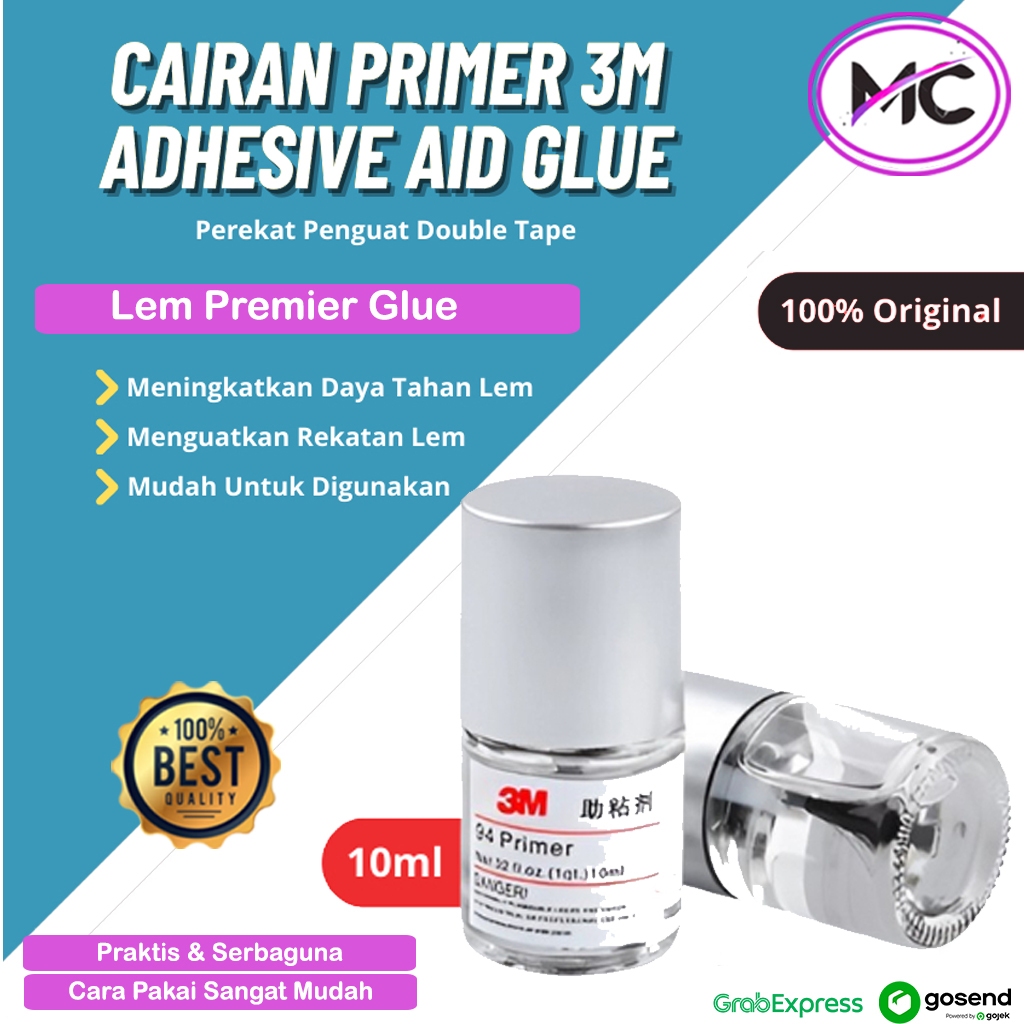 Jual Cairan Primer 3M Perkuat Lem Adhesive Aid Glue Strong Lem Perekat ...