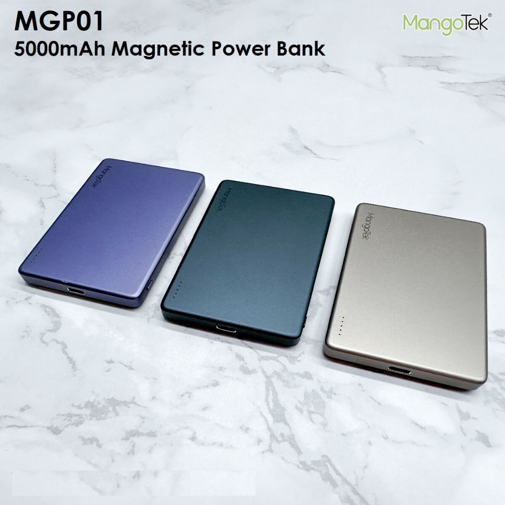 Jual MangoTek MGP01 - 5000mAh 15W Magnetic MagSafe Power Bank ...