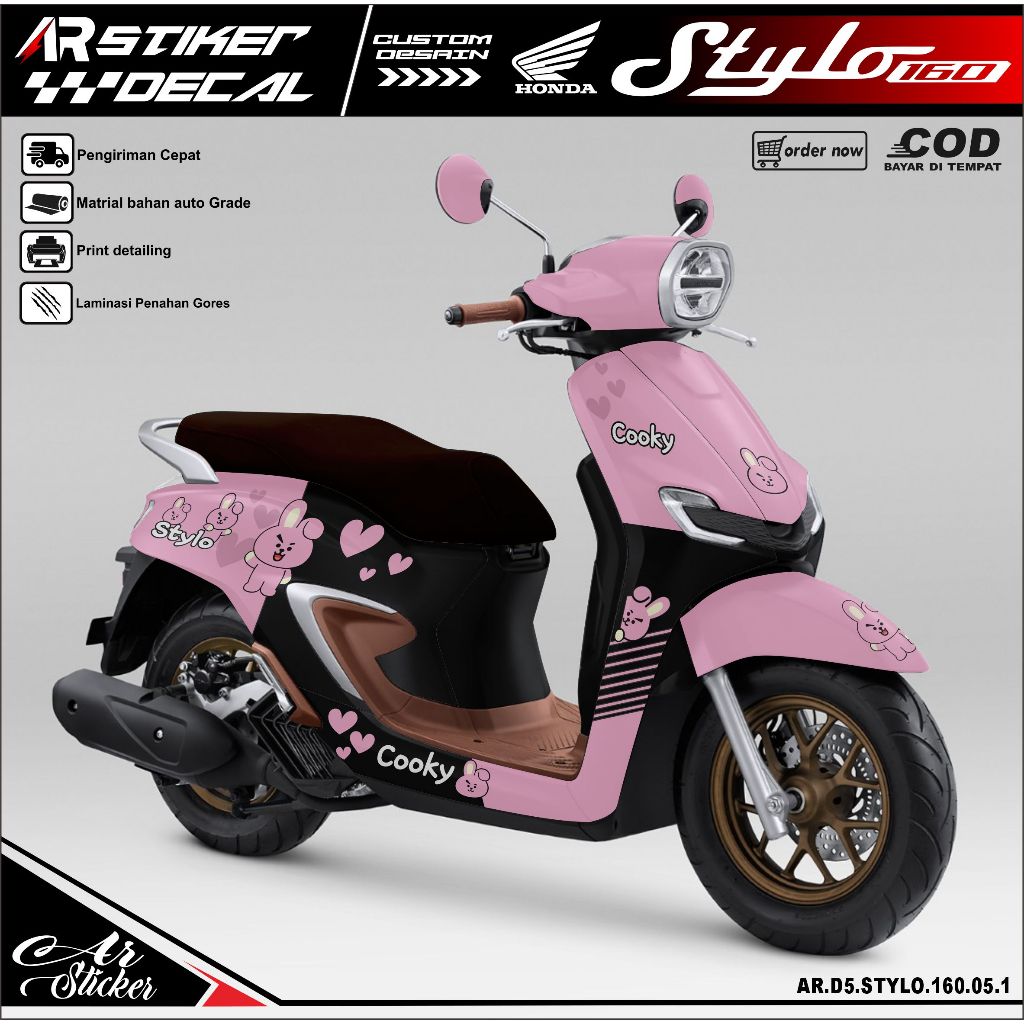 Jual Stiker Dekal Motor Honda Stylo Fullbody Sticker Decal Full body ...