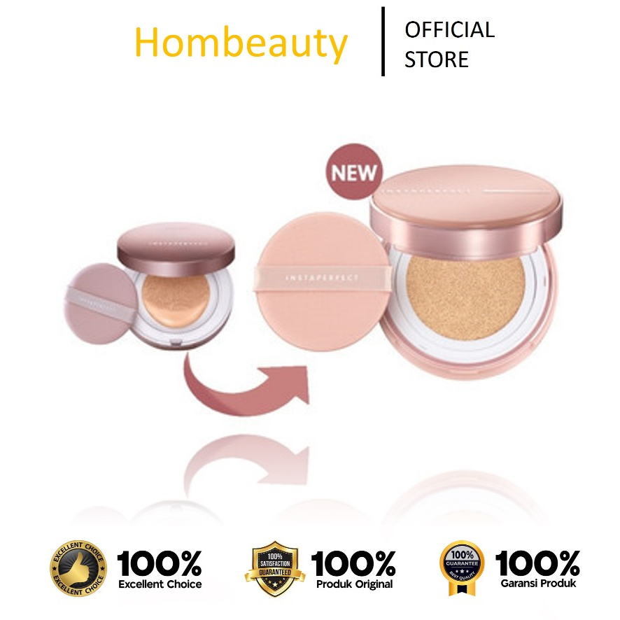 Jual [NEW SHADES] INSTAPERFECT Skincover Air Cushion SPF 50++++ 11g ...