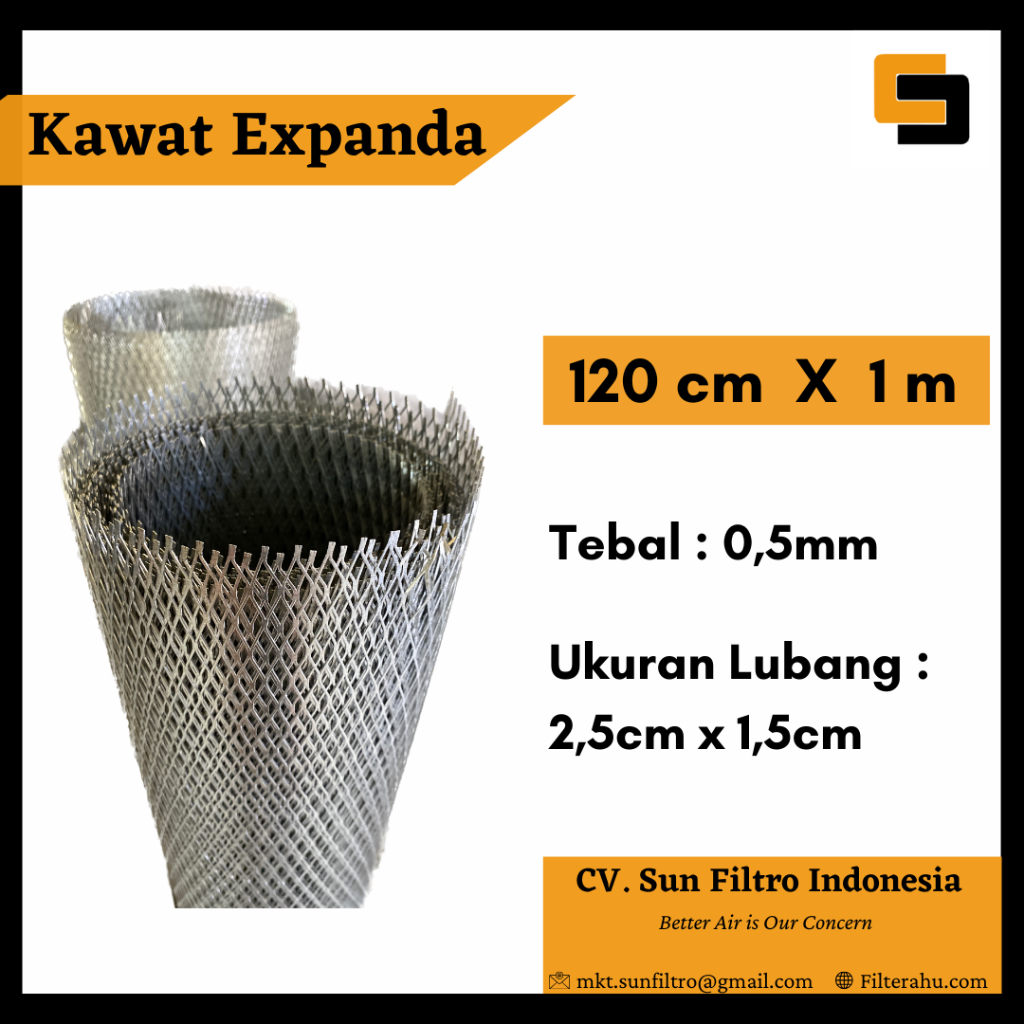 Jual KAWAT EXPANDA GALVANIS 1M X 120CM | Shopee Indonesia