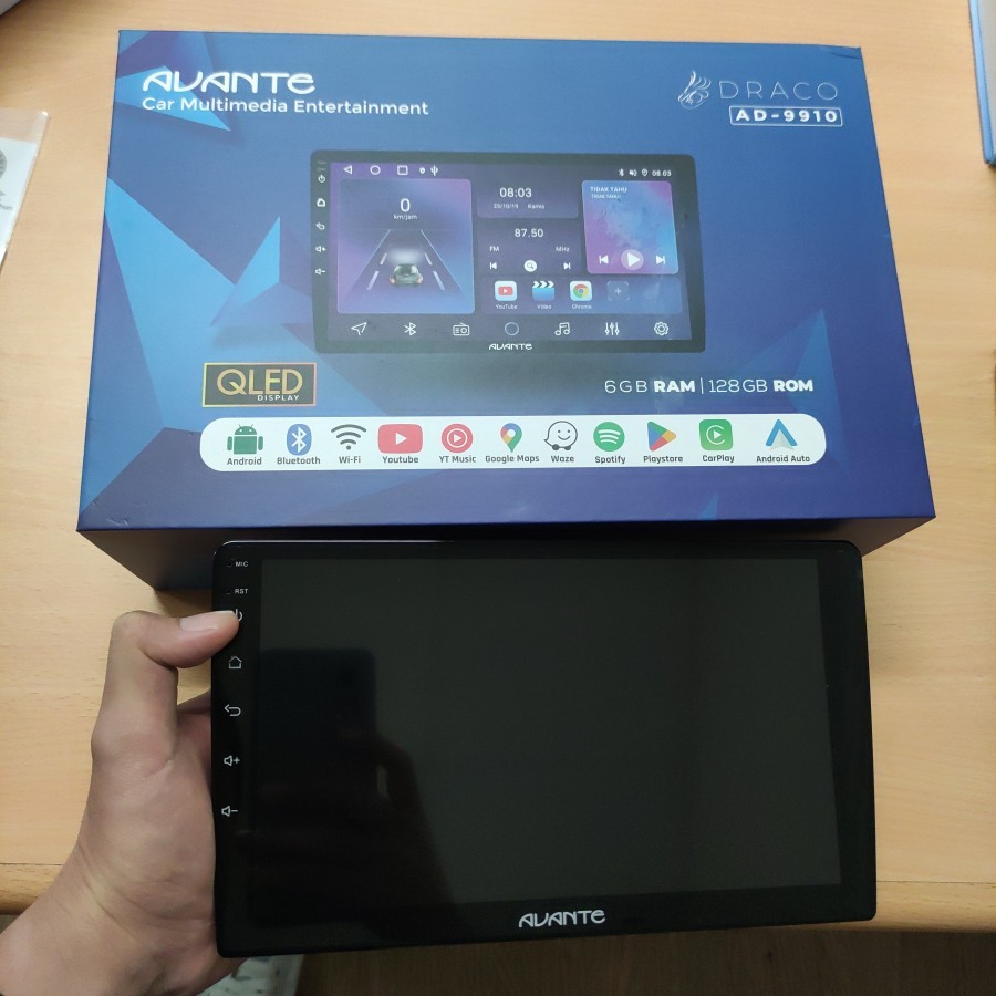 Jual Head Unit Android 9 Inch AVANTE AD-9910 DRACO RAM 6/128 GB / Head ...