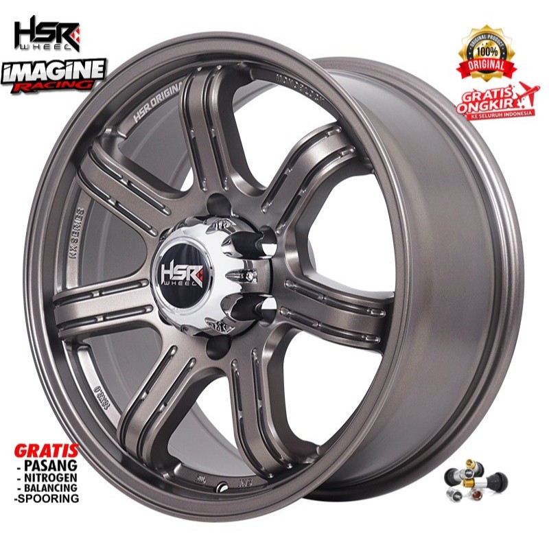 Jual VELG MOBIL RACING HSR SIAK R18 6X139,7 PAJERO FORTUNER TRITON ...