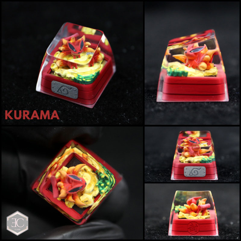 Jual Naruto Bijuu Tailed Beast Artisan Keycaps Resin Kurama Kyuubi ...