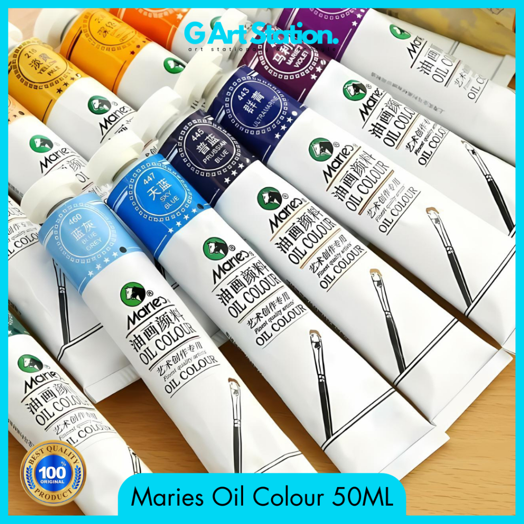 Jual Rad MARIES Oil Painting / Oil Colour / Cat Minyak 50ML - SATUAN ...