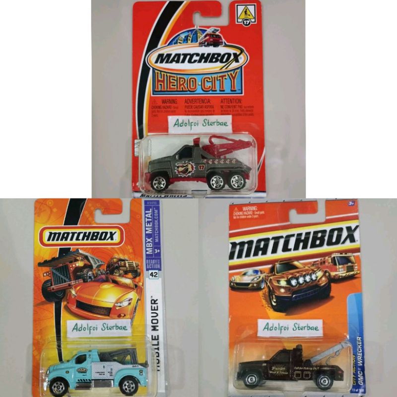Jual matchbox gmc wrecker city action mobile mover mbx metal ready for ...