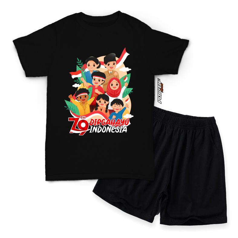 Jual POSITIF MERCH KAOS SETELAN ANAK HUT RI DIRGAHAYU 79 AGUSTUS ...
