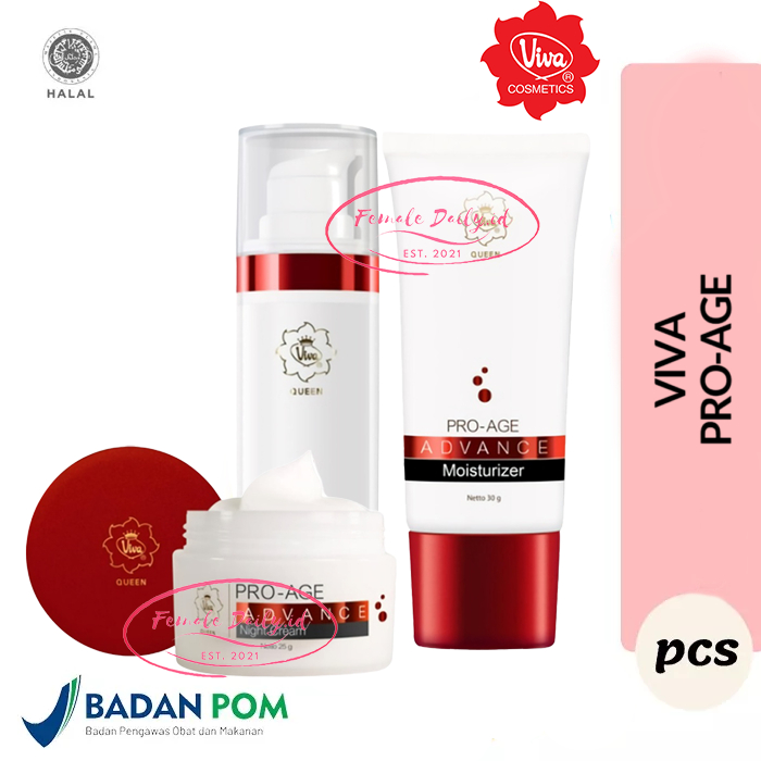 Jual Paket Viva Queen Pro-Age Series with SNAIL MUCIN, 3x CERAMIDE ...