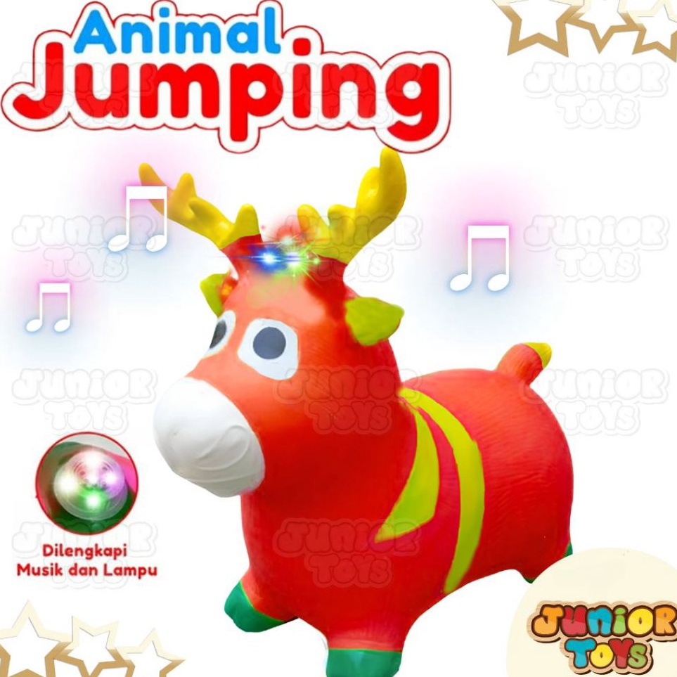 Jual ART V55Q Kuda Kudaan Karet Jumping Animal Mainan Tunggang Anak ...