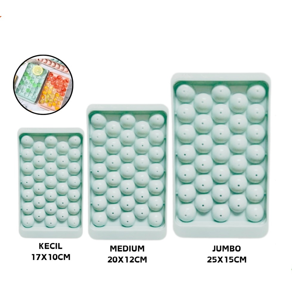 Jual IKILOSHOP Bentuk Bola Ice Ball Cetakan Es Batu Telur Puyuh Bulat ...