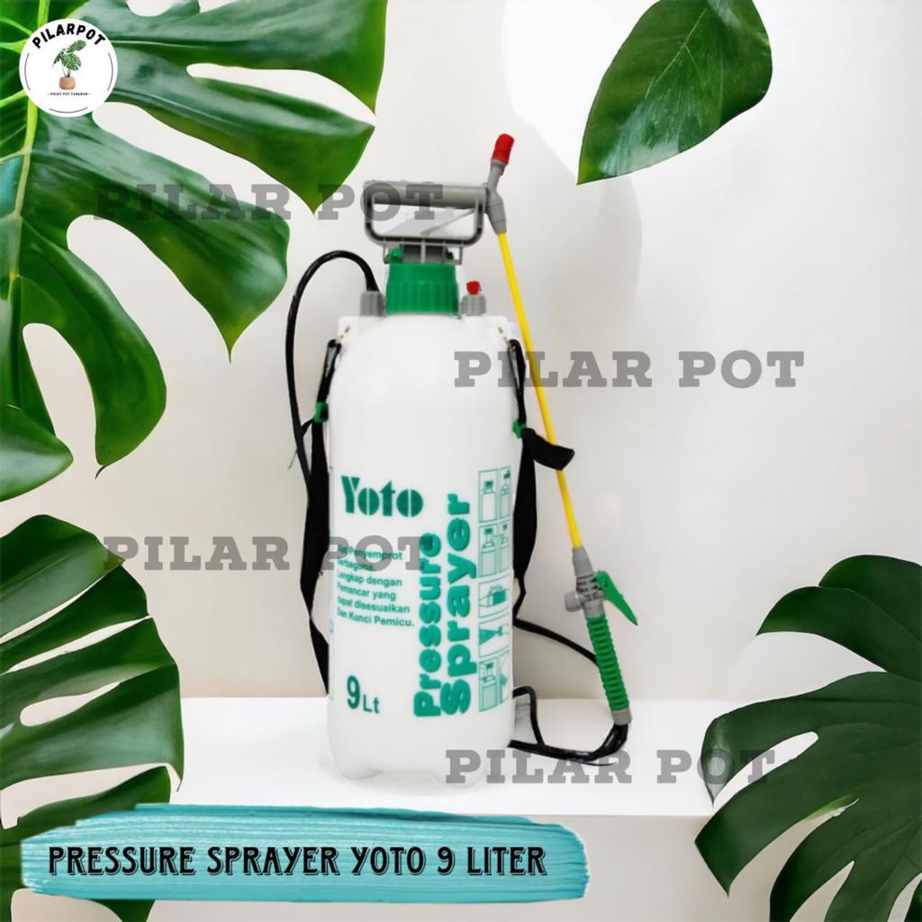 Jual Sprayer Alat Semprot Bertekanan Yoto 9 Liter Semprotan Tanaman ...
