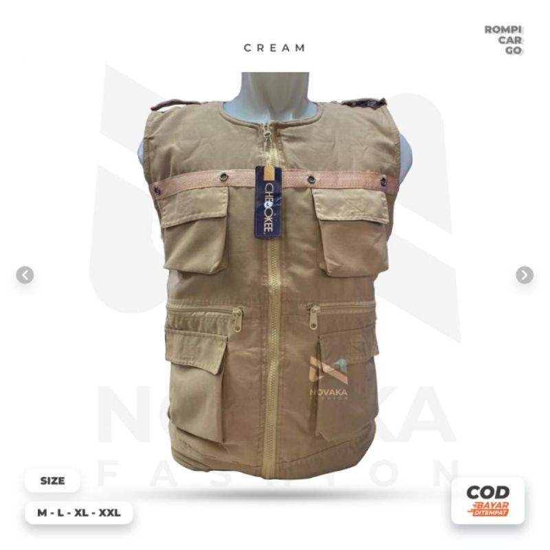 Jual rompi lapangan // rompi tactical // rompi multifungsi // rompi ...