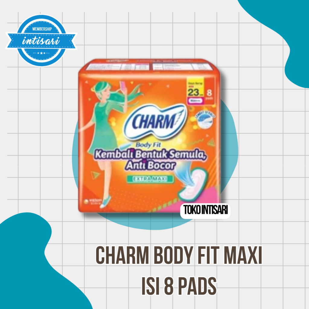 Jual Charm Body Fit Maxi isi 8 pads (PCS) | Shopee Indonesia