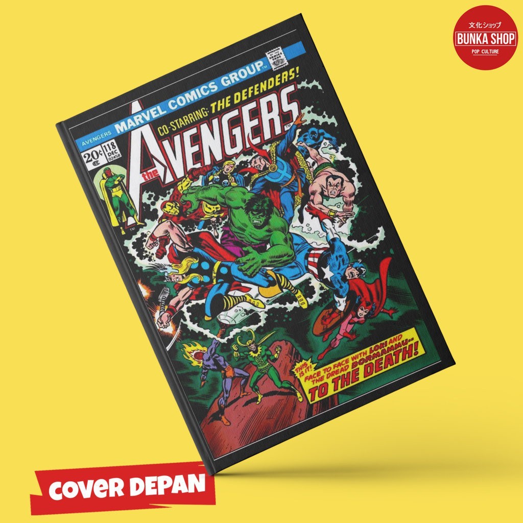 Jual Pocket Note Marvel Komik Klasik Avengers A1 Hardcover A6 Buku ...
